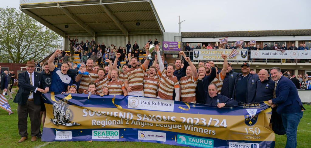 Congratulations to Southend Rugby Football Club - Barrons
